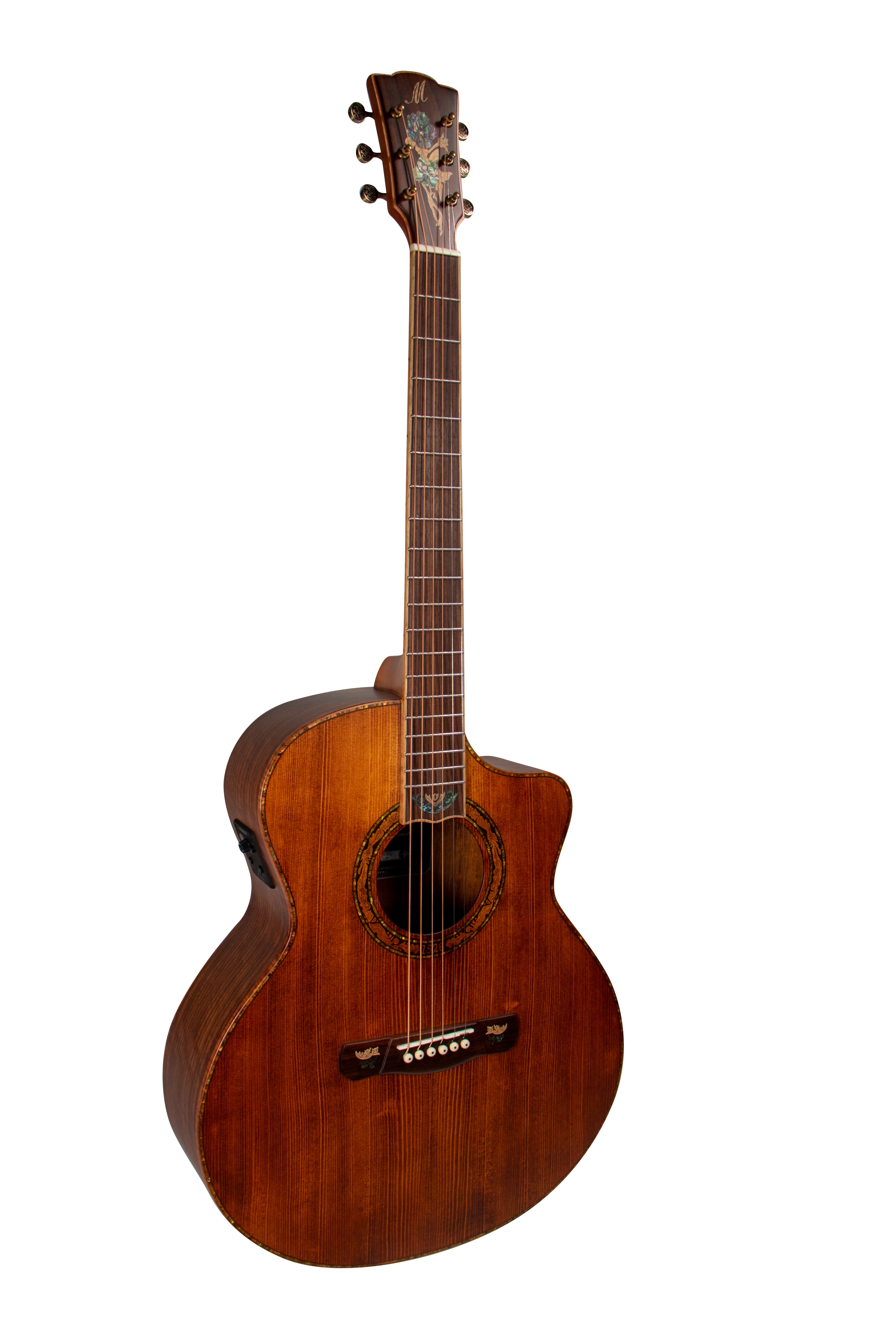 Merida DG20FOLC Grand Concert Acoustic-Electric Guitar – Merida Guitars USA