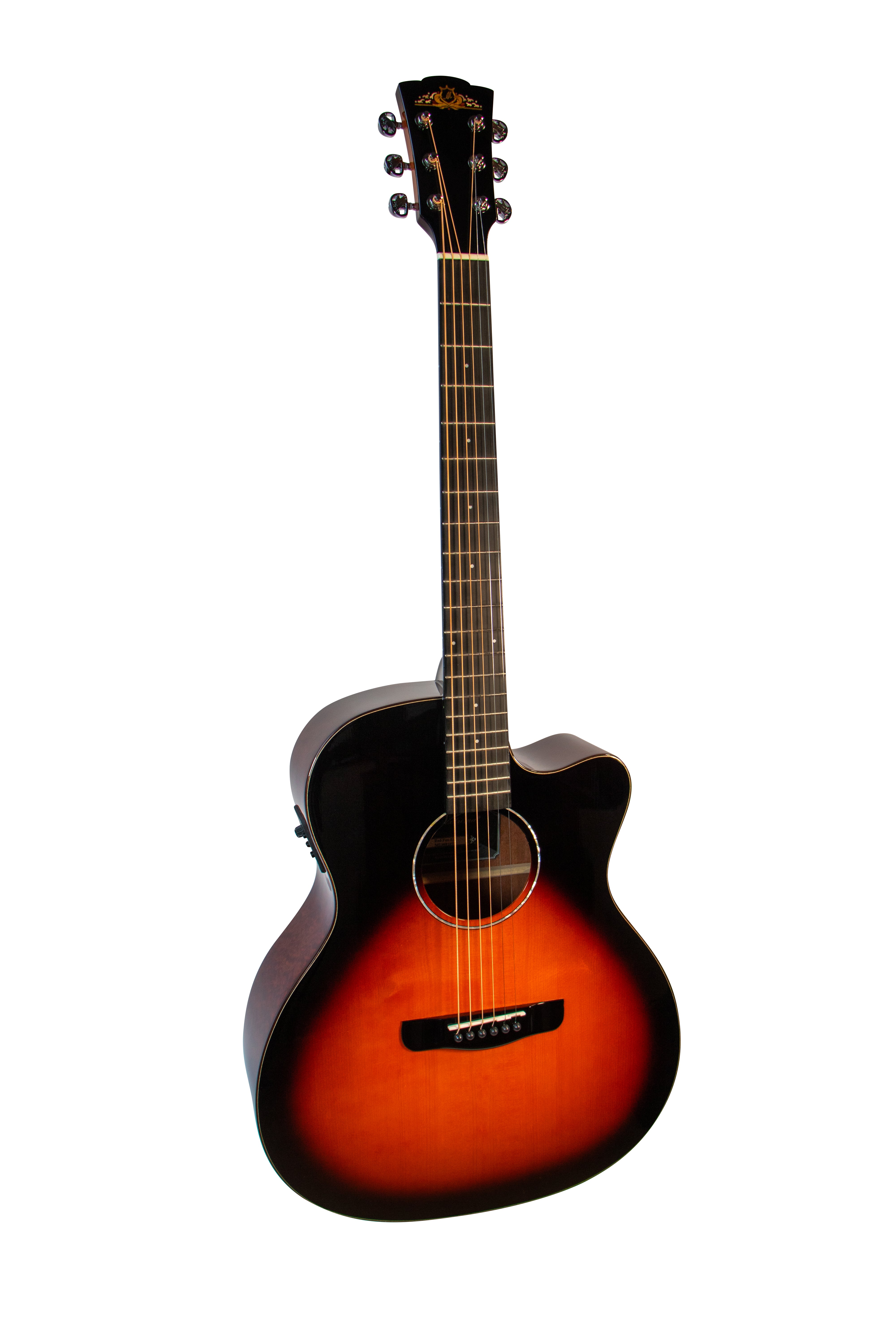 Merida REDFOX Grand Auditorium Acoustic-Electric Guitar – Merida ...